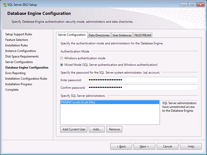 Microsoft Sql Server Express 2012 Installation Instructions